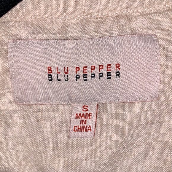 Blu Pepper | Jackets & Coats | Blu Pepper Creamtan Jacket | Poshmark